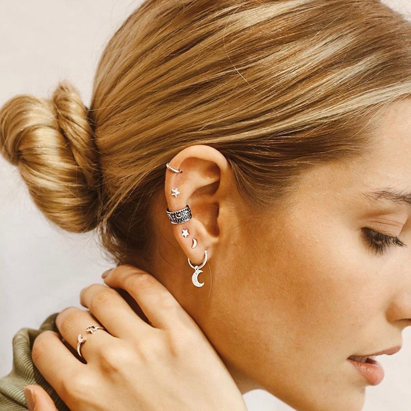 Ear Cuff Tres Líneas Plata 925 – BUDA